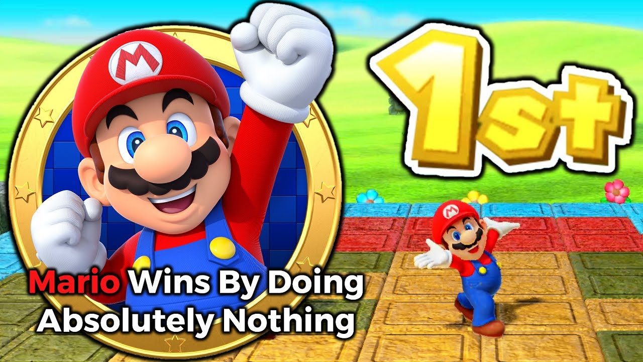 Mario Wins By Doing Nothing - Mario Party Superstars - YouTube