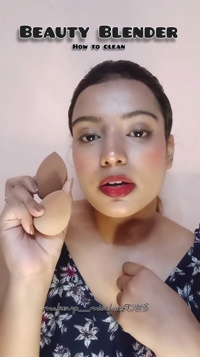 How To Clean Your Beauty Blender ๐ ๐ท Youtubeshorts Makeupartist