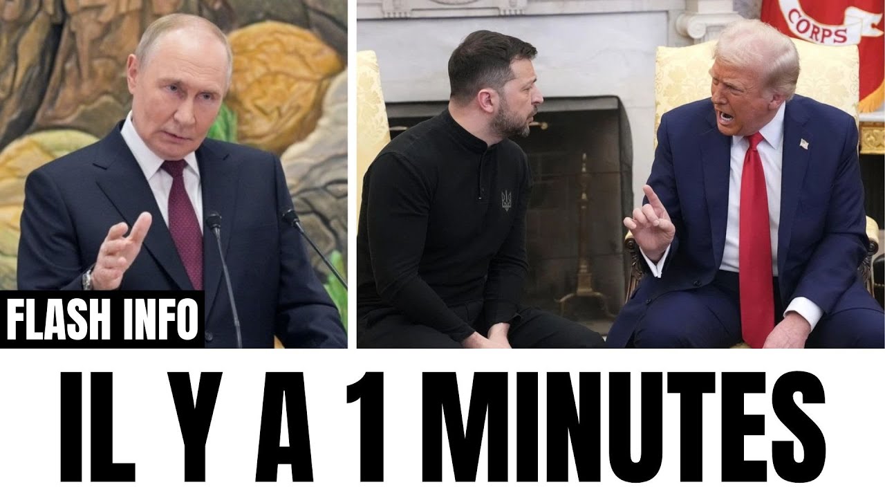 Poutine piège Zelensky et Trump : Moscou gagne, Kiev lâché par ...