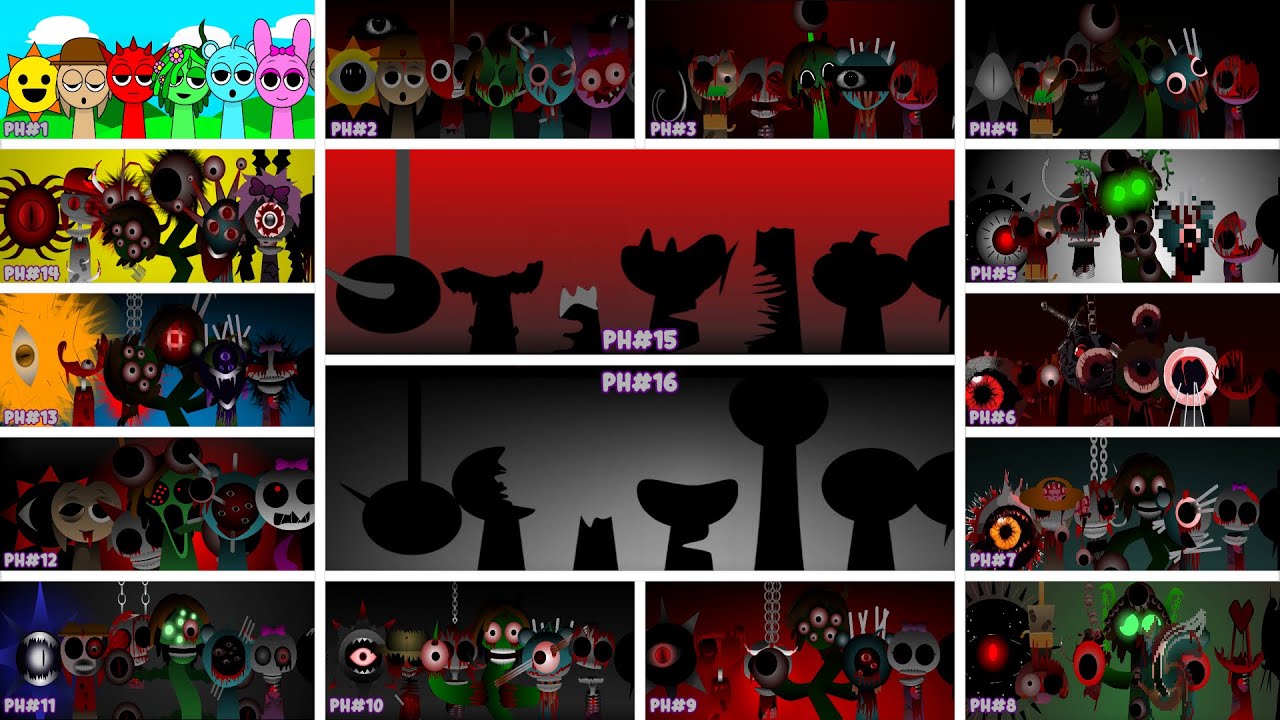 New Incredibox Sprunki With ALL Characters Together! Mr Sun x Tunner x ...