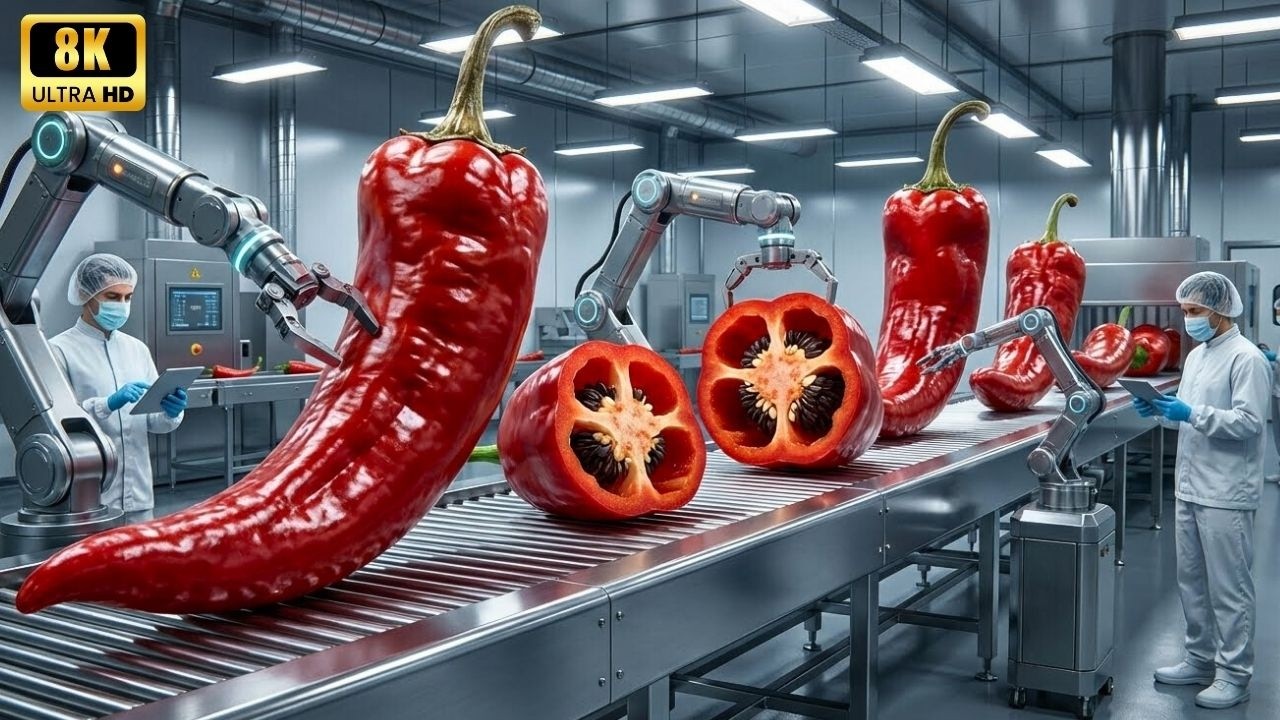 Inside a Modern Spice Processing Factory: From Raw Chili Peppers to ...