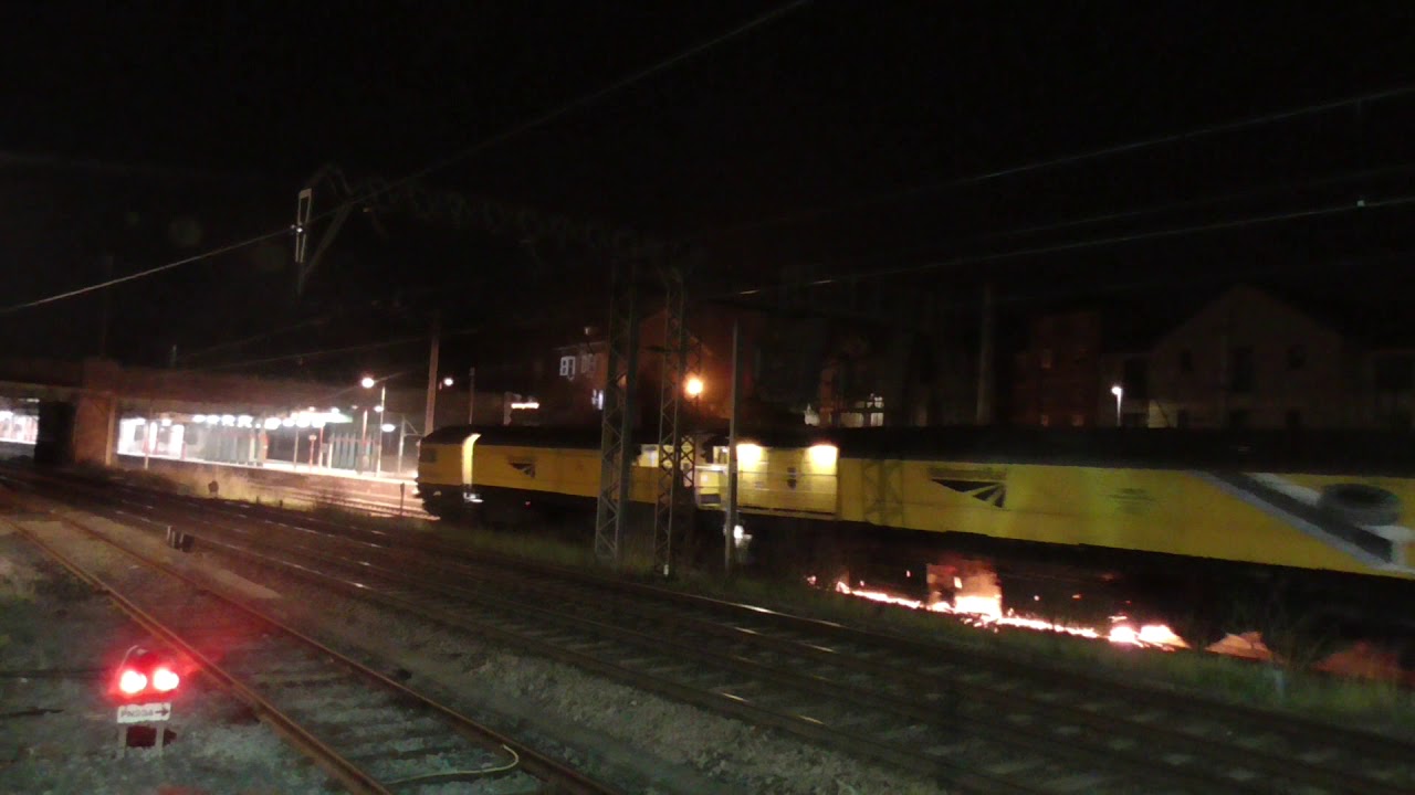 Network Rail Rail Grinder In Action 18th June 2020 - YouTube