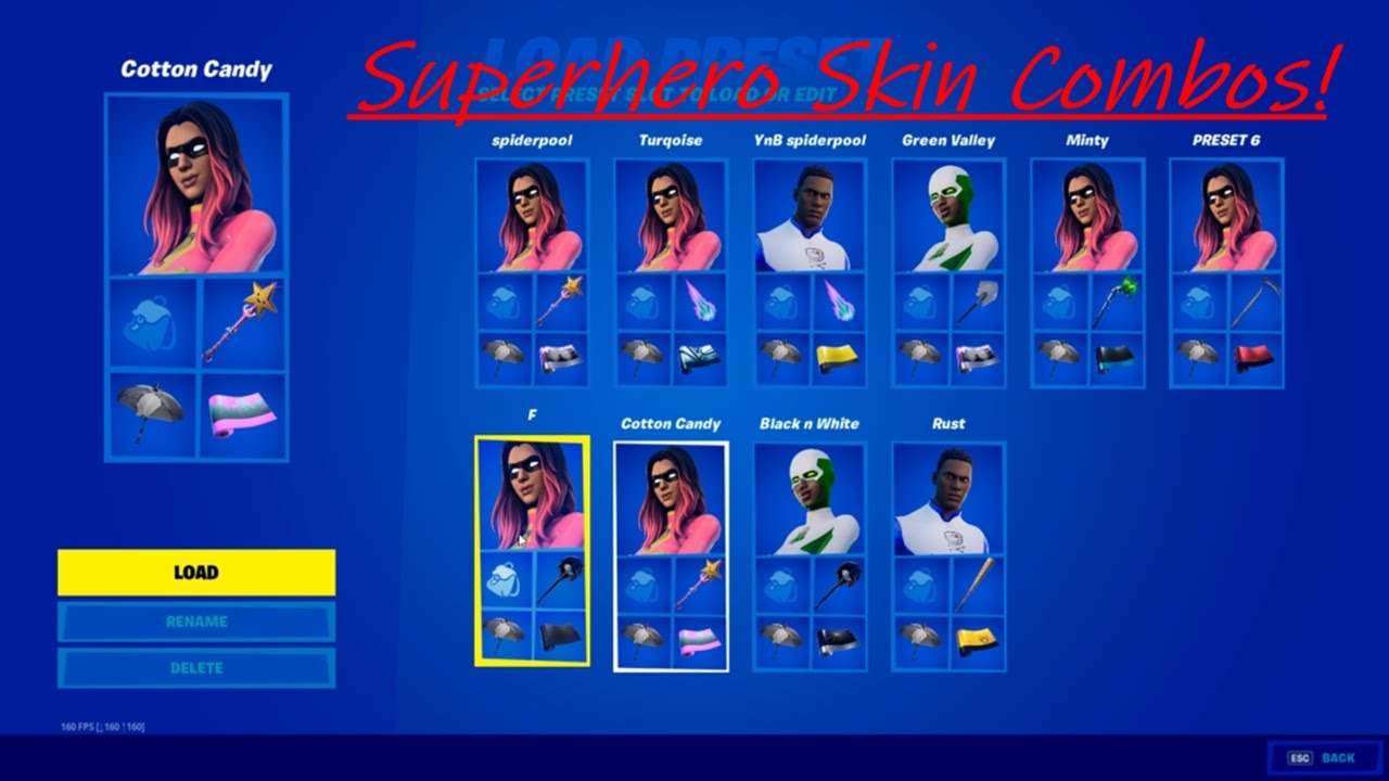 MY SUPERHERO SKIN COMBOS! (AMAZING) - YouTube