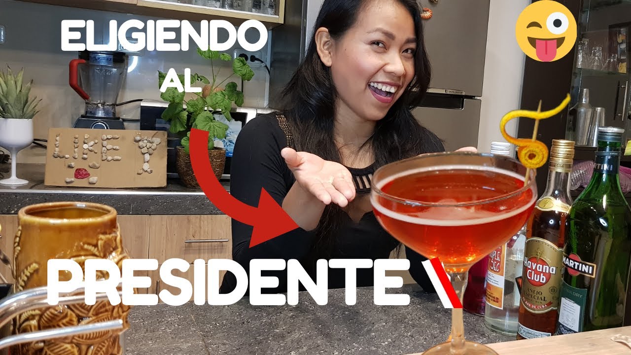 COMO PREPARAR EL COCTEL PRESIDENTE (Receta fácil paso a paso) TUTORIAL ...