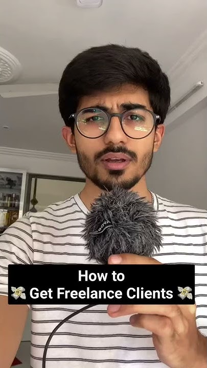 How to get Freelance clients? Freelance work - YouTube