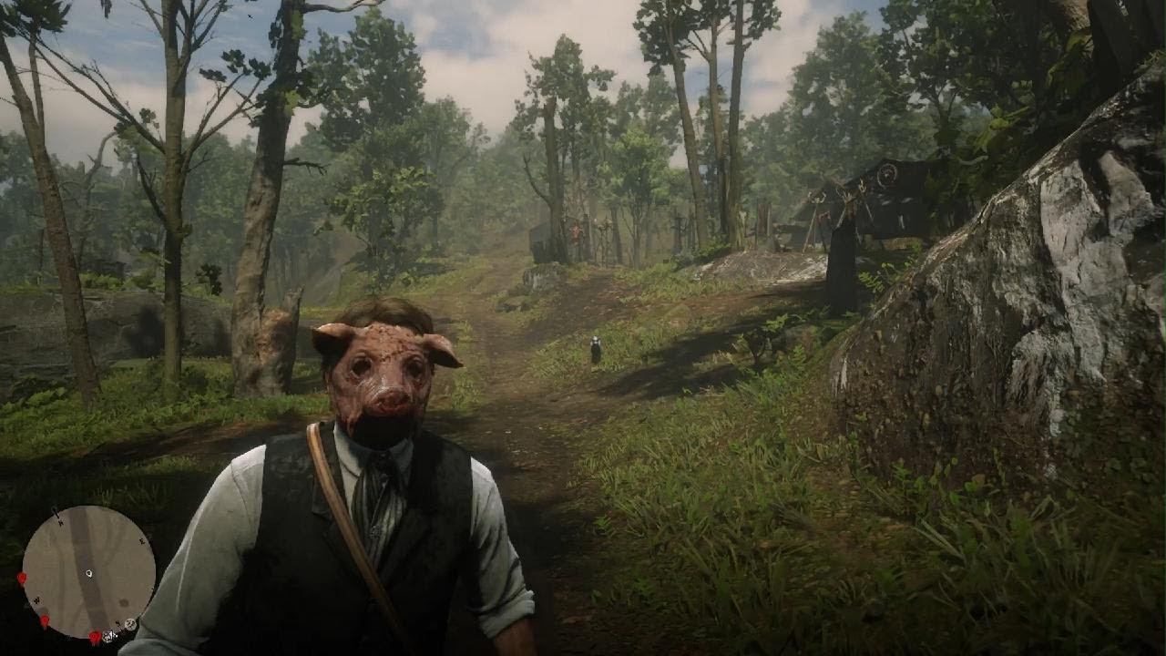 Red Dead Redemption 2| Pig mask at Butcher's Creek? - YouTube