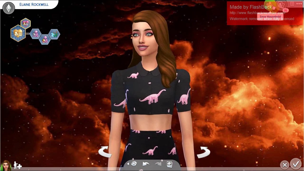 Sims 4 Speed CAS-Elaine Rockwell - YouTube