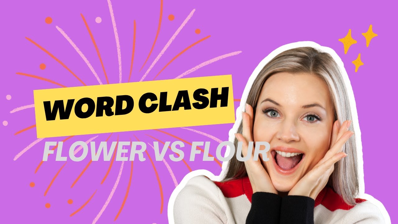 The Difference Between Flower and Flour (Flower vs Flour) - YouTube