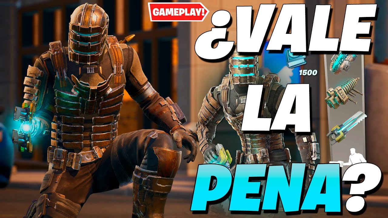 ¿VALE LA PENA COMPRAR LA SKIN DE ISAAC CLARKE? | FORTNITE X DEAD SPACE ...