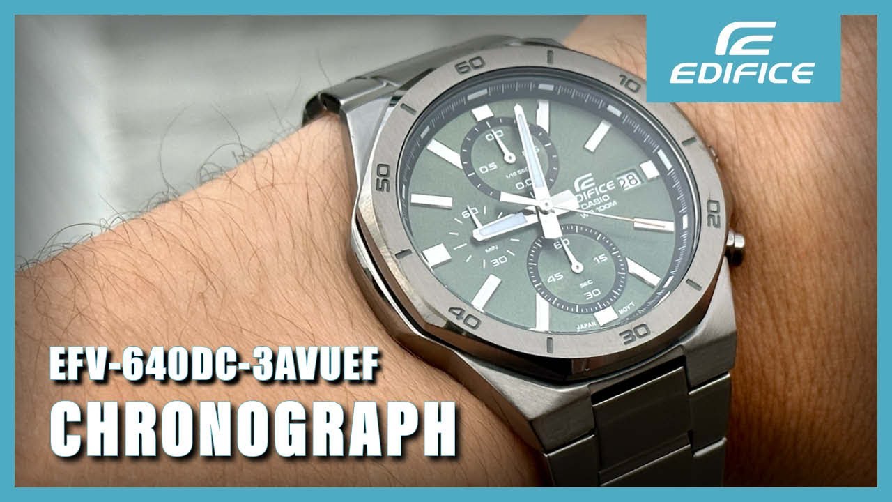 Unboxing The Casio Edifice EFV-640DC-3AVUEF - YouTube