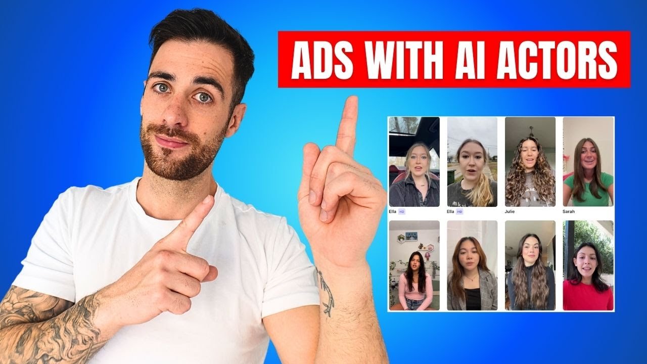 How To Make UGC Facebook Ads Using AI Actors (Not Just Voice) - YouTube