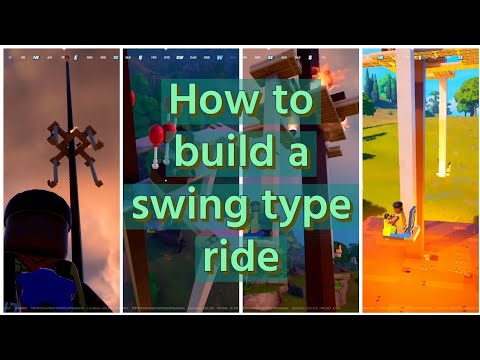Short video of how to build a swing type ride in Lego Fortnite # ...
