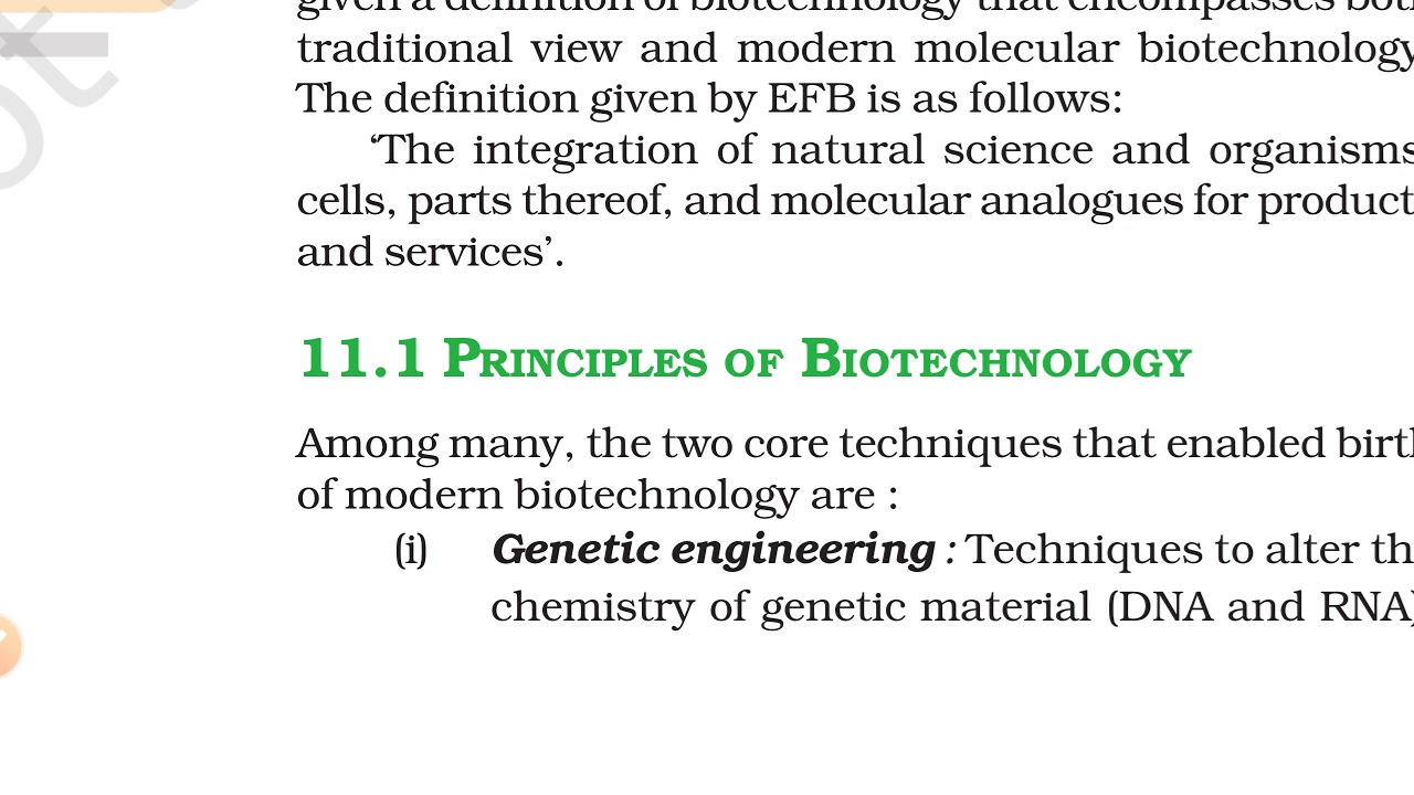 Principles of Biotechnology | Class 12 | NCERT Biology | Biotechnology ...