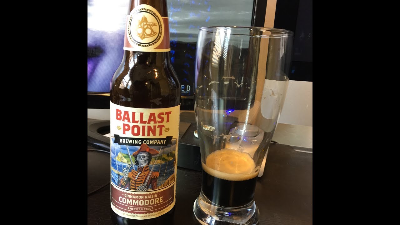 Beer Review: Ballast Point Cinnamon Raisin Commodore - YouTube