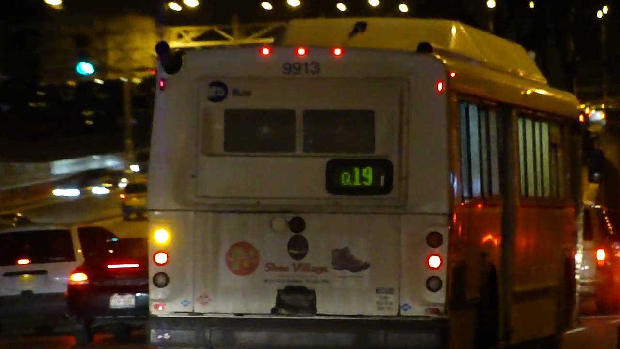 MTA Bus Company 1998 Orion V CNG 9913 On The Q19 @ Astoria Blvd - YouTube