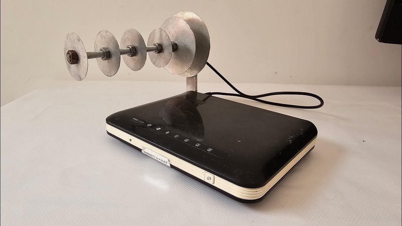 How to make a router antenna to increase the strength of the Wi-Fi ...