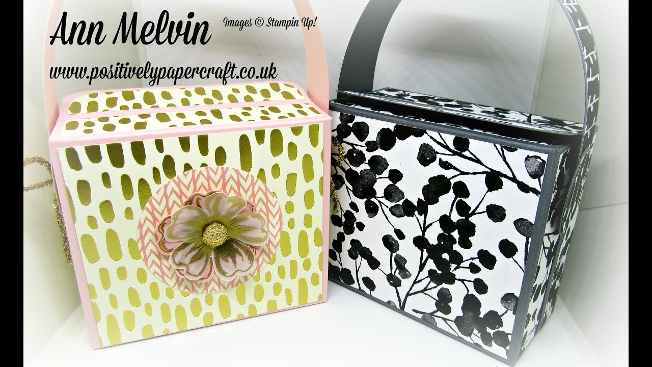 Beautiful Box Style Handbag with Magnetic Closure! - YouTube