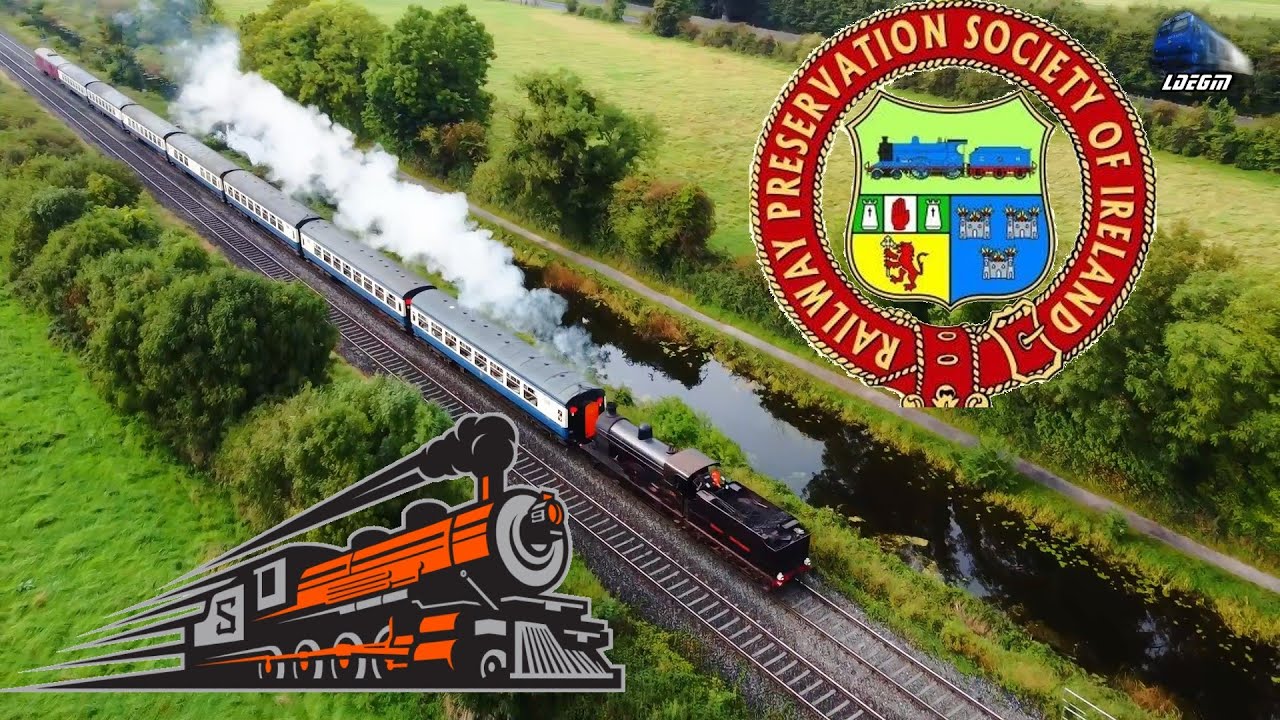 🚂 122 Years Old Steam Locomotive Working in Ireland - 10 September 2023 ...