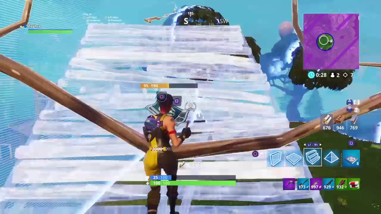 New Fortnite bounce pads are awesome! - YouTube