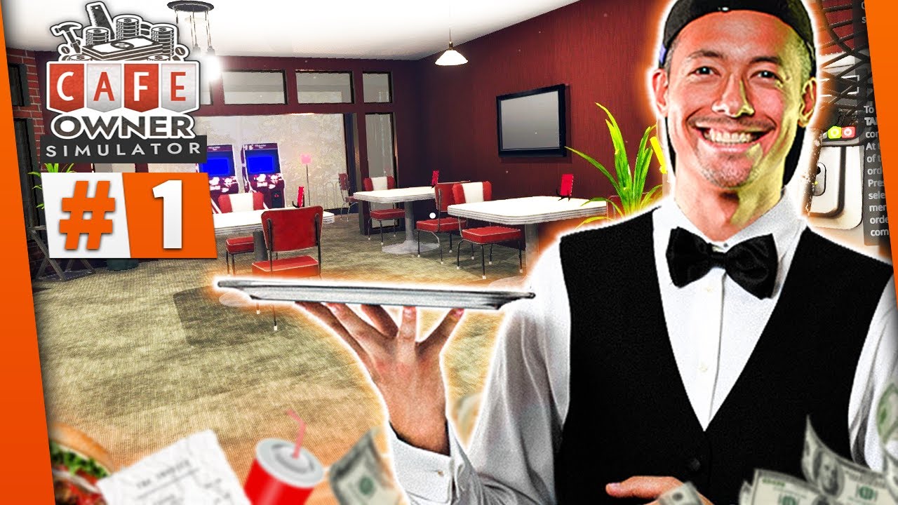 J'OUVRE MON CAFÉ ! CAFE OWNER SIMULATOR #1 - YouTube