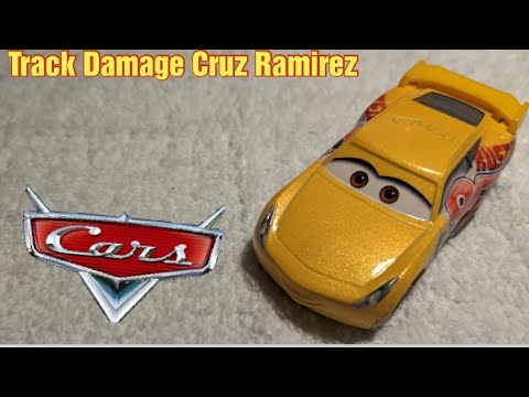 Mattel Disney Pixar Cars Diecast Track Damage Cruz Ramirez Rust-eze 95 ...