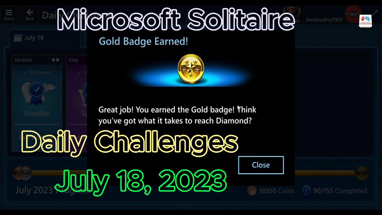 Microsoft Solitaire: July 18, 2023 Daily Challenges - Test your skills ...