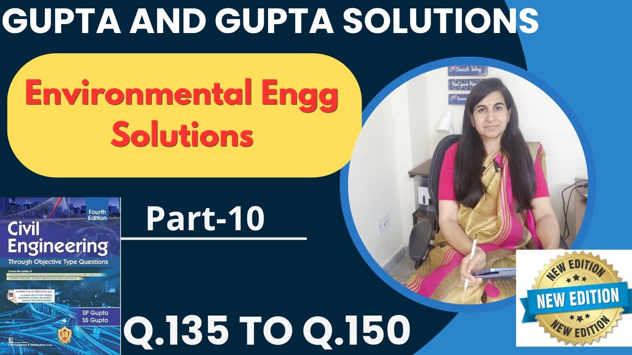 Gupta and Gupta Environment Engg Solutions ||Part-10||Q.136 to Q.150 ...