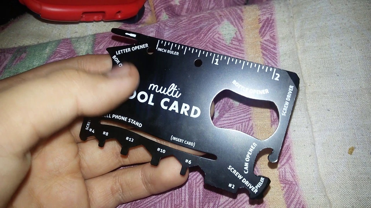 Review multi tool card en español - YouTube