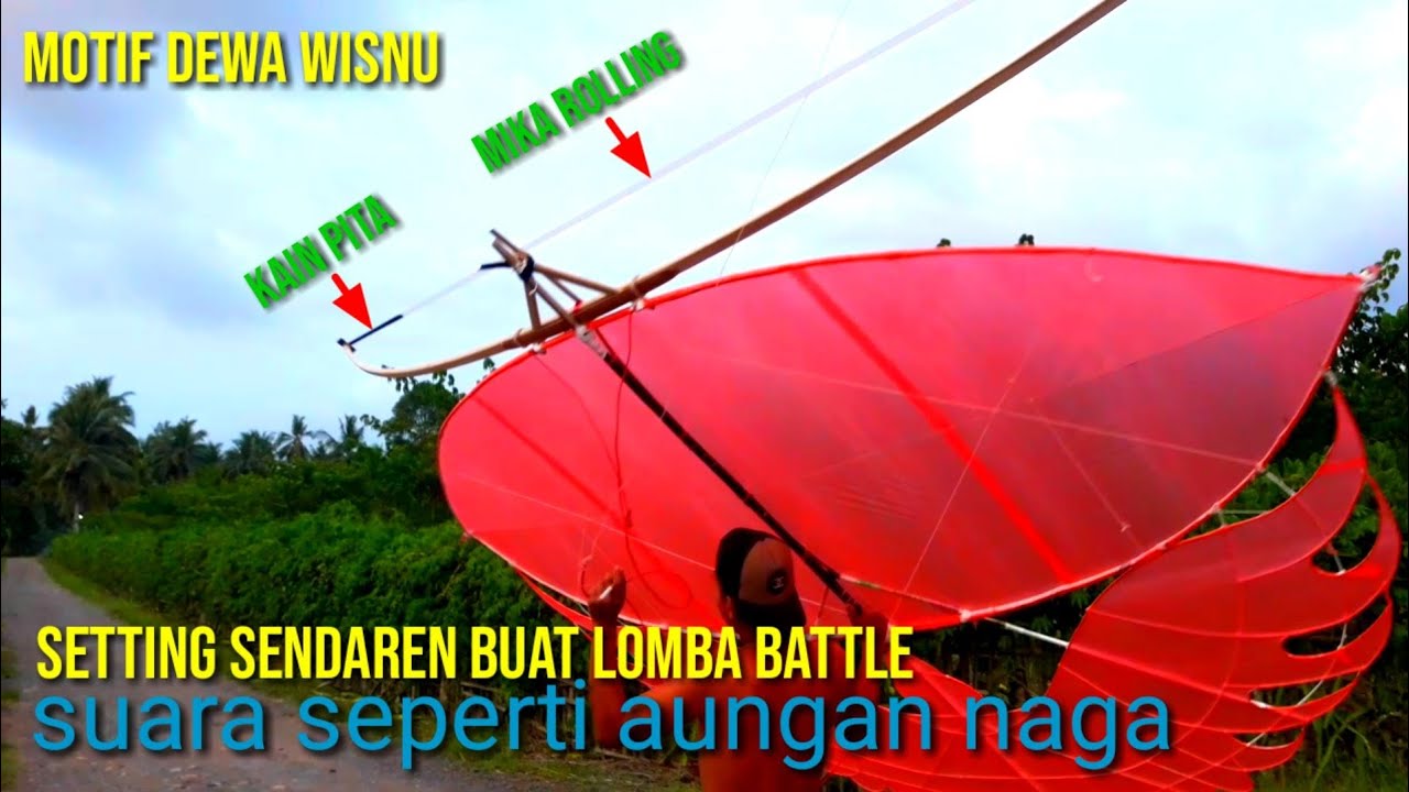 SETTING SENDAREN BUAT LOMBA BATLLE SENDAREN LAYANGAN GAPANGAN MOTIF ...