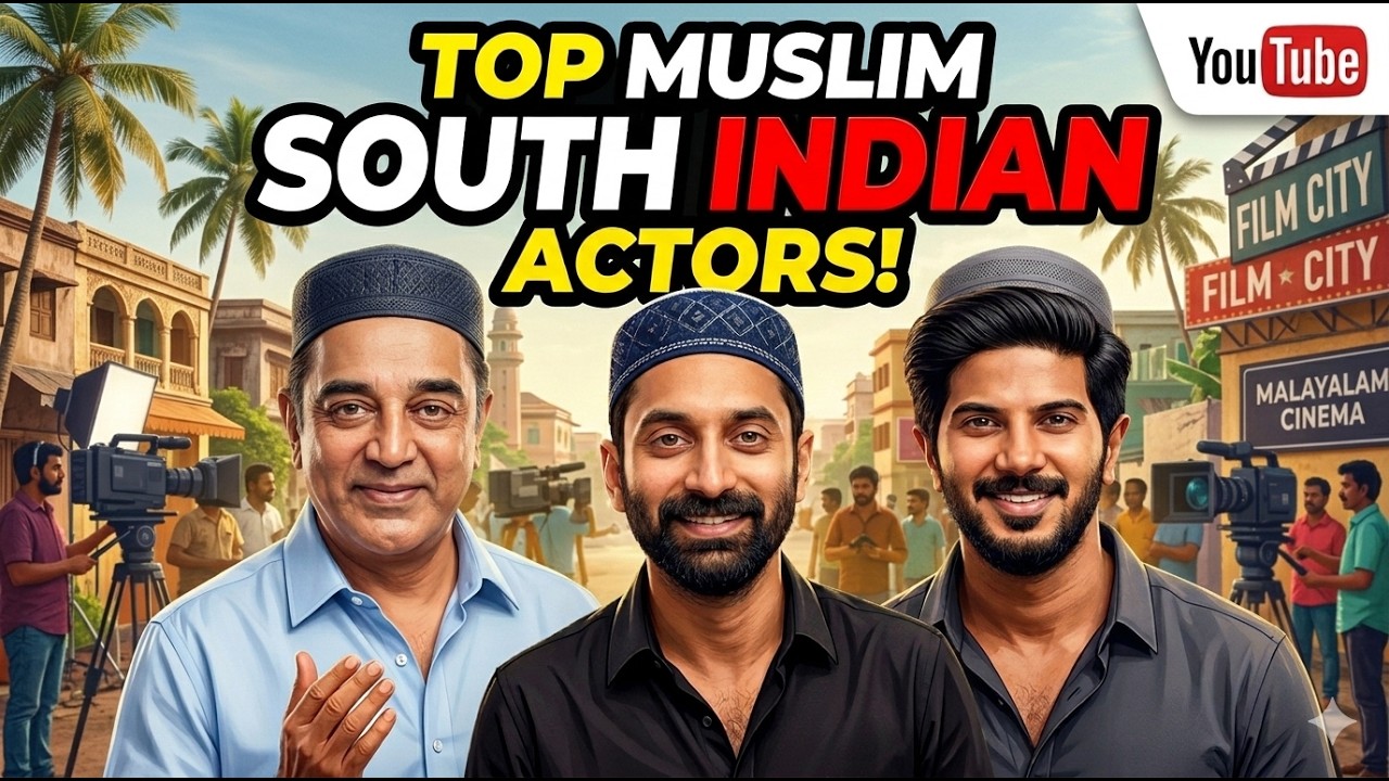 Top South Indian Muslim Actors | Famous Muslim Actors | TSD - YouTube