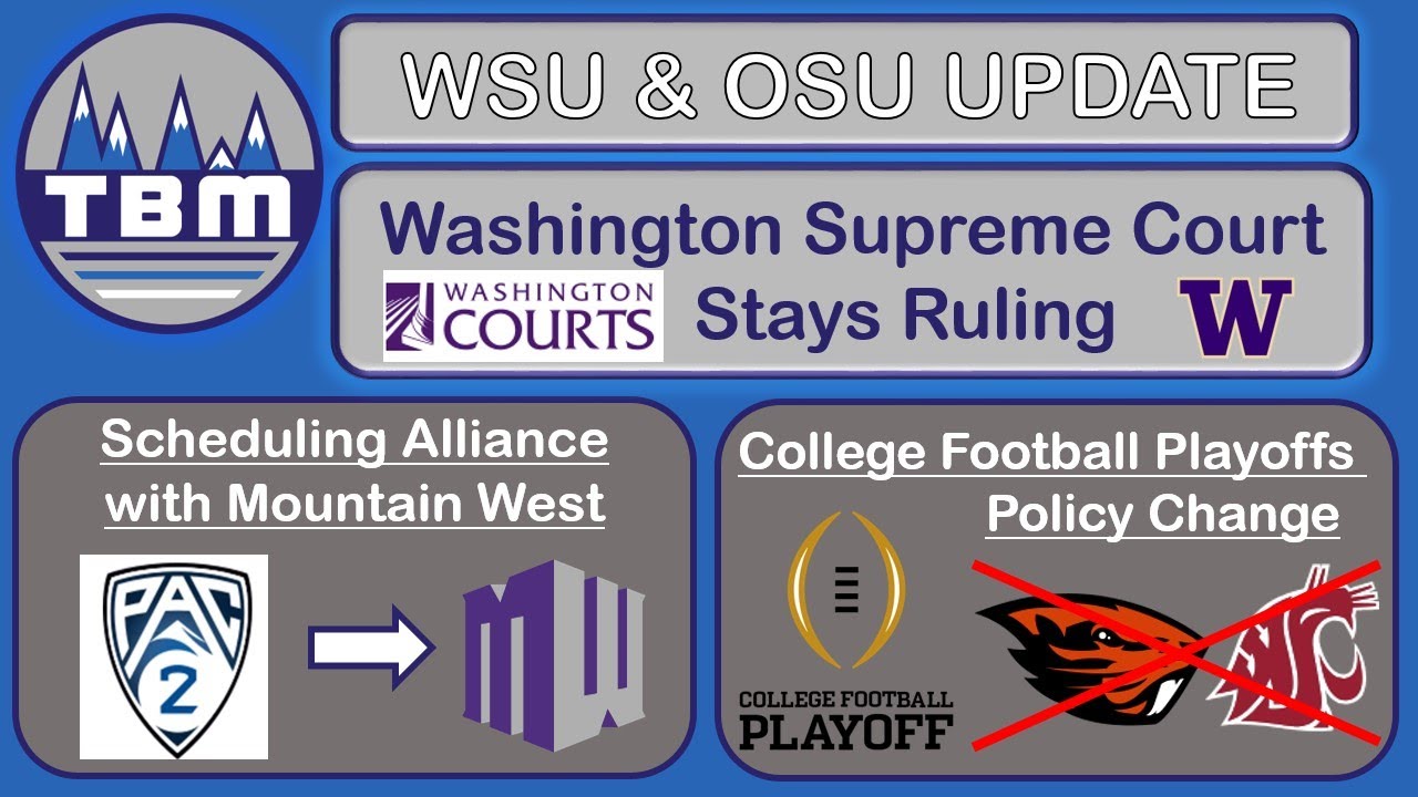 Washington State & Oregon State Update - WA Supreme Court Stay ...