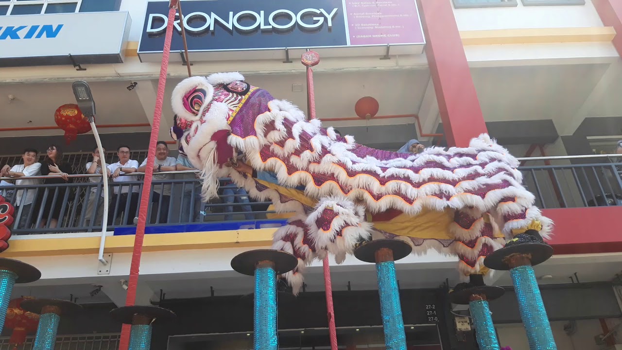 Sabah Nan Shan Lion Dance 2020 Performance. - YouTube