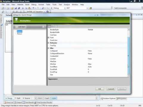 How to Hide the Splitter Bar - YouTube