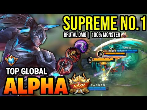 ALPHA BEST BUILD 2023 | TOP GLOBAL ALPHA GAMEPLAY | MOBILE LEGENDS ...
