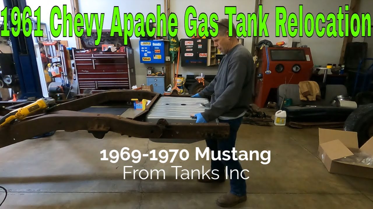 1961 Chevy Apache C10 Relocated Gas Tank Mock Up - YouTube