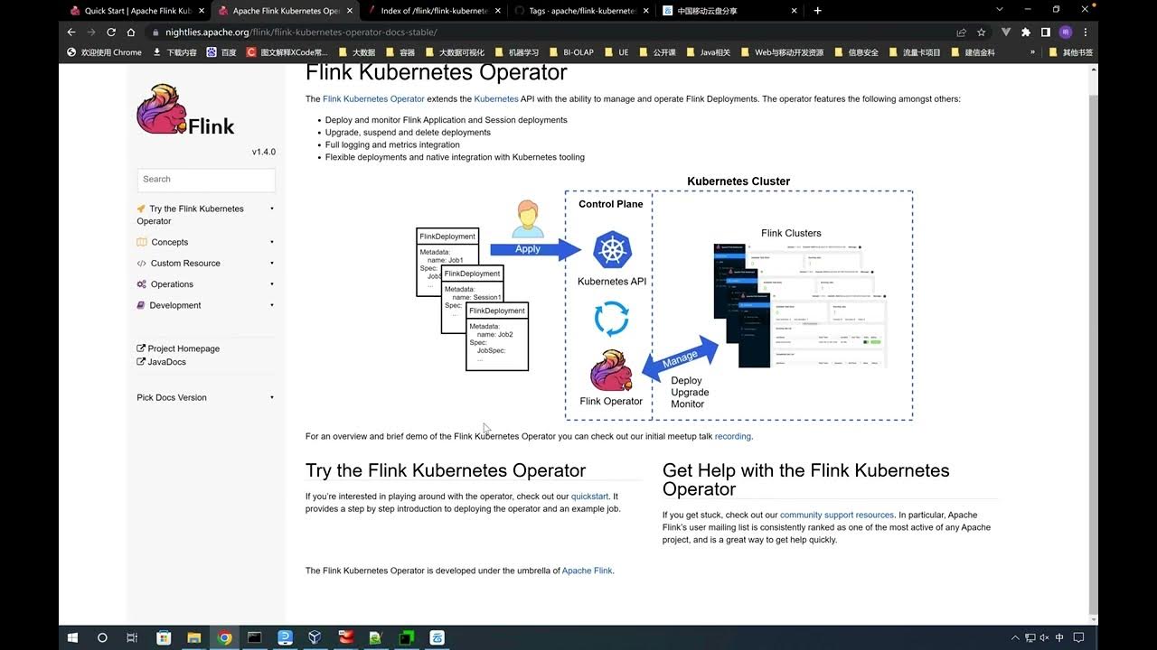 22 1Flink On K8s实战 基础篇 Flink Kubernetes Operator安装验证1 - YouTube