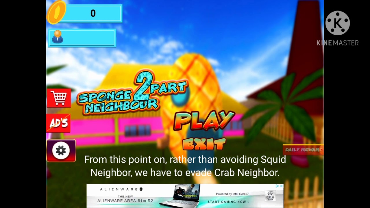 SPONGE FAMILY NEIGHBOR 2: SQUID ESCAPE 3D GAME | LEVEL 8 WALKTHROUGH ...