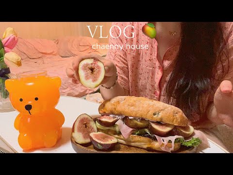 vlog 🥭 무화과 샌드위치 만들고🍃 구례 당일치기로 힐링한 일상 ( 떠리몰, 곱도리탕, 보쌈, 된장찌개, 무우루카페, 치즈돈까스, 구례여행, 쌍산재 )