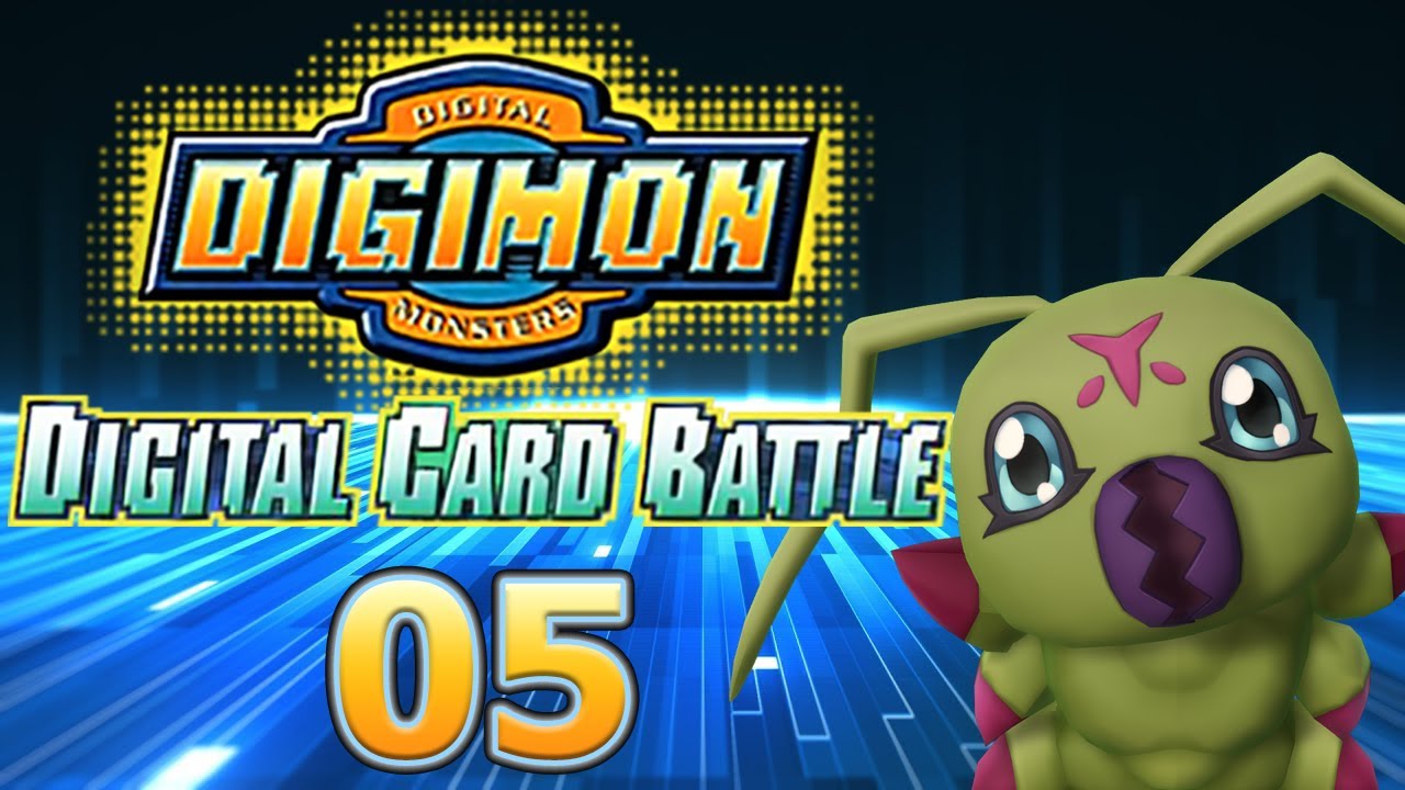 Digimon Digital Card Battle Part 5: Wormmon Battle - YouTube