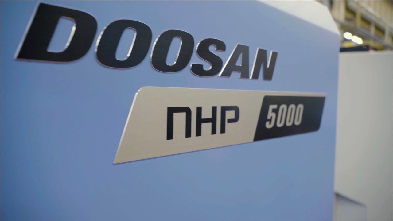 DN Solutions NHP 5000 + Linear Pallet System – Power Play - YouTube