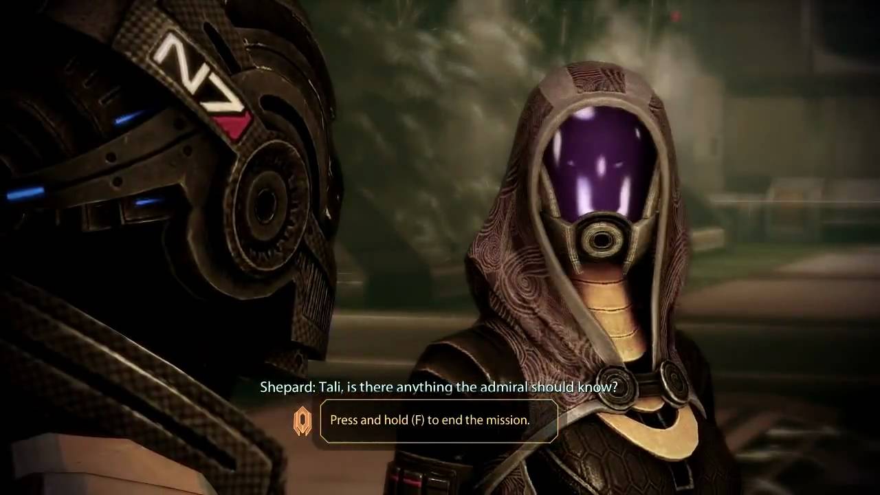 Mass Effect 2 - After Tali's Trial (Admiral Gerrel) - YouTube