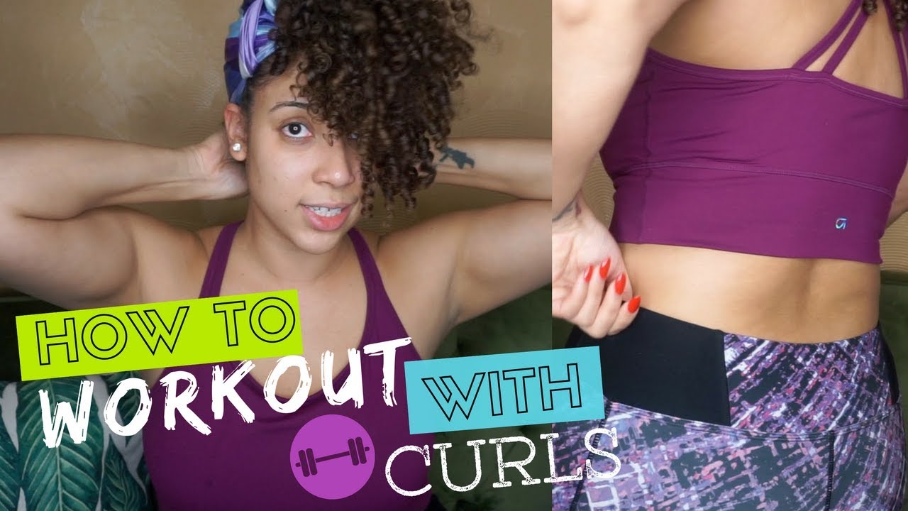 How to Workout with Long Curly Hair | All Things Ada - YouTube