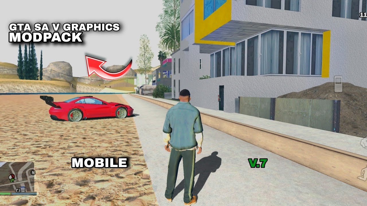 GTA V Graphics V7 Modpack Android | Ultra Realistic GTA 5 Mobile ...