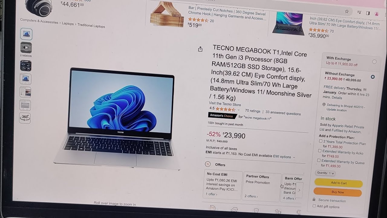#tecno Megabook laptop review - YouTube