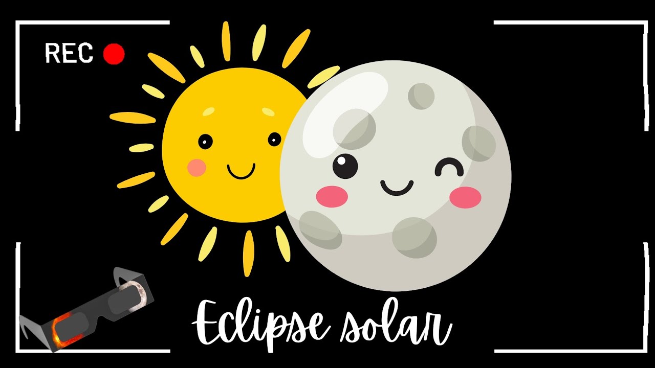 Eclipse solar ☀️🌘 Video animado para niños | Explicación y cuidados - YouTube