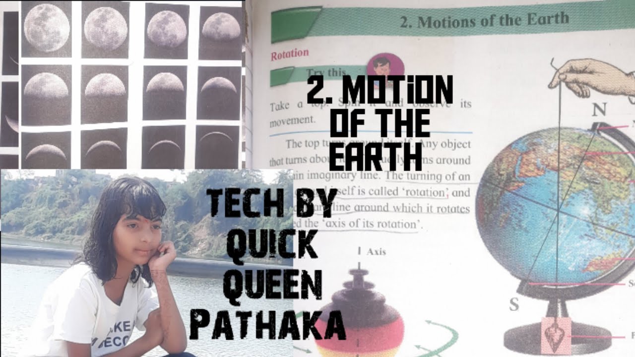 Std 5th lesson no 2 motion of the earth #viralvideo #teach by quick queen Pathaka - YouTube