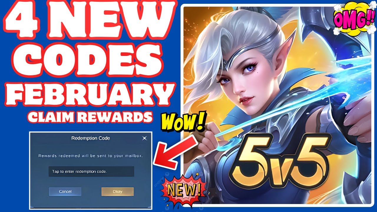 FRESH🌟CODES‼️MOBILE LEGENDS BANG BANG NEW GIFT CODE FEBRUARY 2025 ...