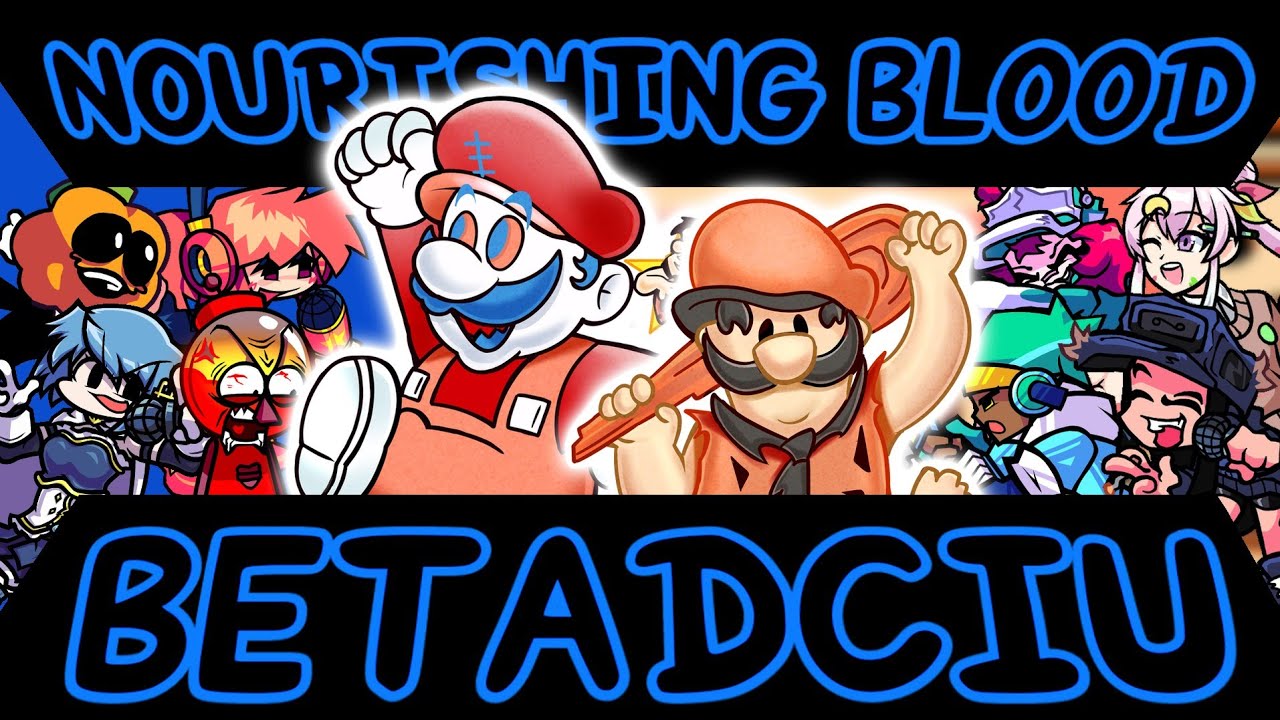 NOURISHING BLOOD But Every Turn A Different Character Is Used 🏏🎶 || FNF ...