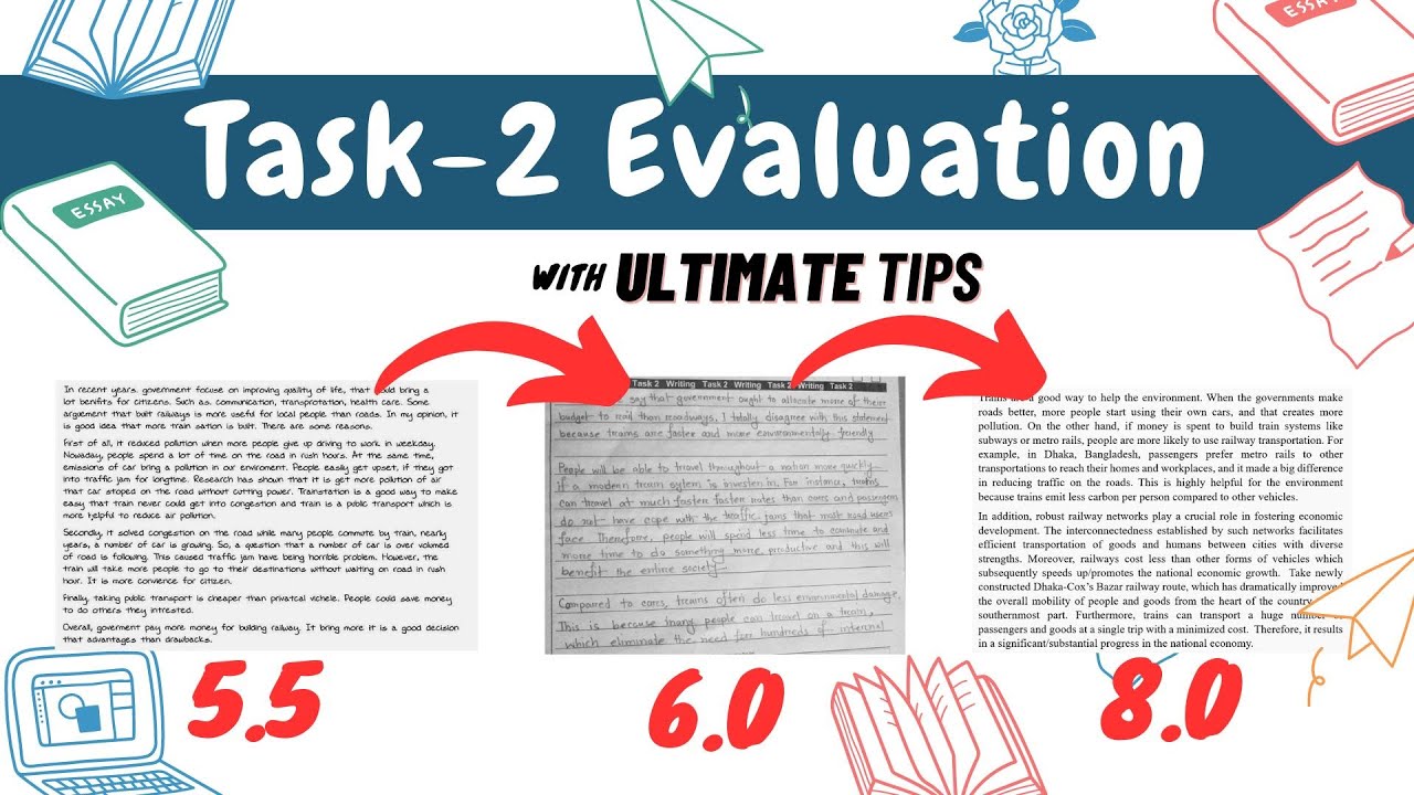 IELTS writing Task 2 evaluation ।। Writing Task-2 কে নিয়ে যান Band 8.0 ...