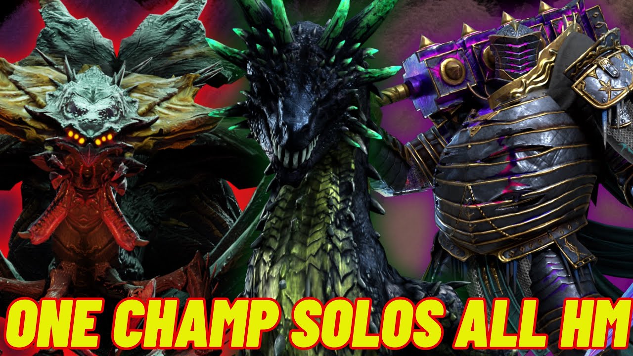 THE ULTIMATE BUILD TO SOLO HARD MODE DUNGEONS RAID: SHADOW LEGENDS ...